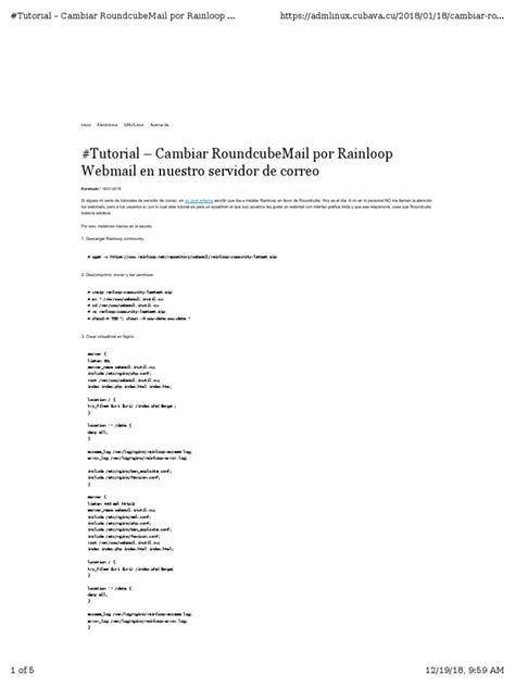 rainloop webmail pdf enchufe informática ciberespacio