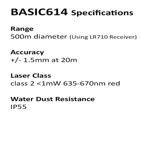 Rotating Laser Level Auto Leveling For Construction Redback Lasers