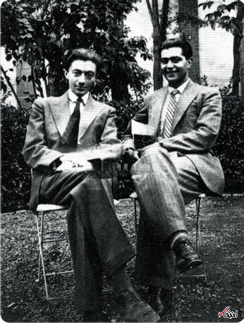 عکس صادق هدایت در کنار رهبر ارکستر سمفونیک تهران سایت انتخاب