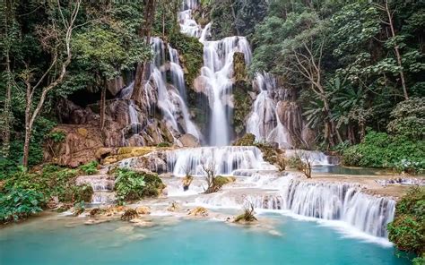 Kuang Si Falls Laos Keindahan Alam Yang Memikat Di Luang Prabang Ambiz