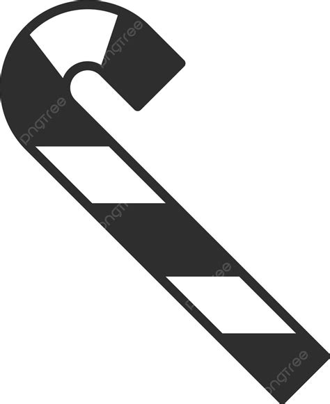 ícono De Un Bastón De Caramelo Un Dulce Tradicional De La Temporada