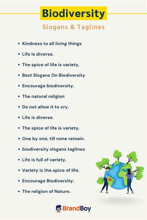 450 Amazing Biodiversity Slogans