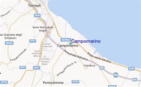 Campomarino Tide Station Location Guide