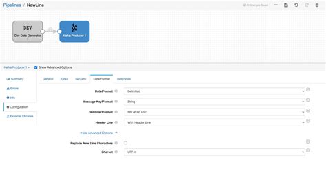 Why New Line Is Getting Added In Kafka When Using Delimited Rfc4180csv As Data Format