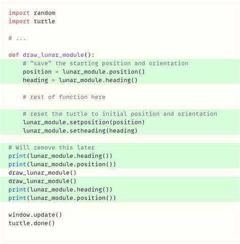 1969 Can You Land On The Moon • A Python Turtle Lunar Lander