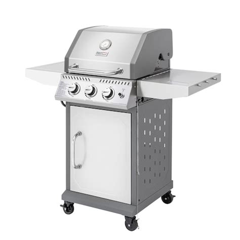 Nexgrill 4 Burner Propane Gas Bbq Grill In Stainless Steel With Side Burner The Home Depot Canada