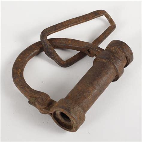 Iron Hand Wrought Slave Shackles 3854217966