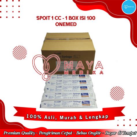 Spoit 1 Cc 1 Box Isi 100 Onemed Lazada Indonesia