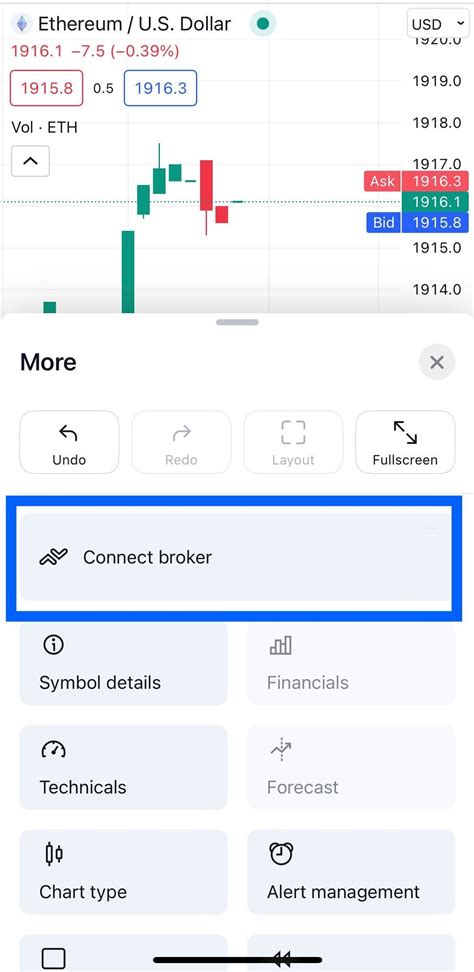 How Do I Connect Or Log Out Of My Broker Account In The Mobile App