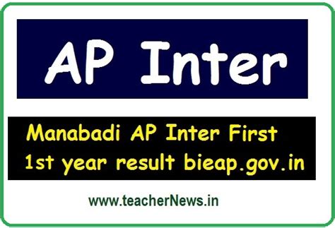 Manabadi AP Inter Results AP Inter St Nd Year Result On June Th