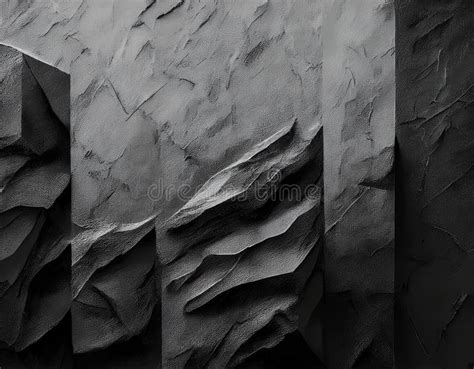Monochrome Abstract Texture Rough Grayscale Concrete Surface With Subtle Minimalist Background