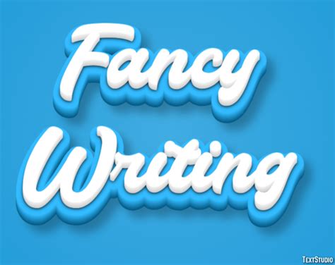 Fancy Writing Text Effect And Logo Design Font