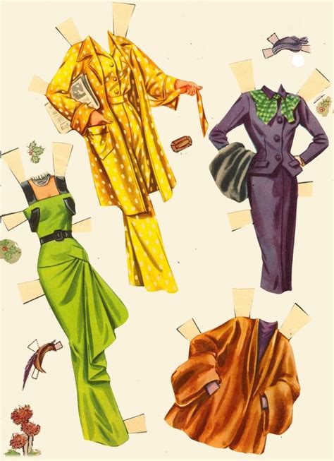 Paper Dolls As Fashion History — Celebrity Paper Dolls Sunday From