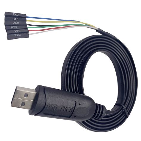 Dsd Tech Sh U09g Usb To Ttl Serial Cable Built In Ftdi Ft232rl Ic 1 8m 5 9ft For Sale North