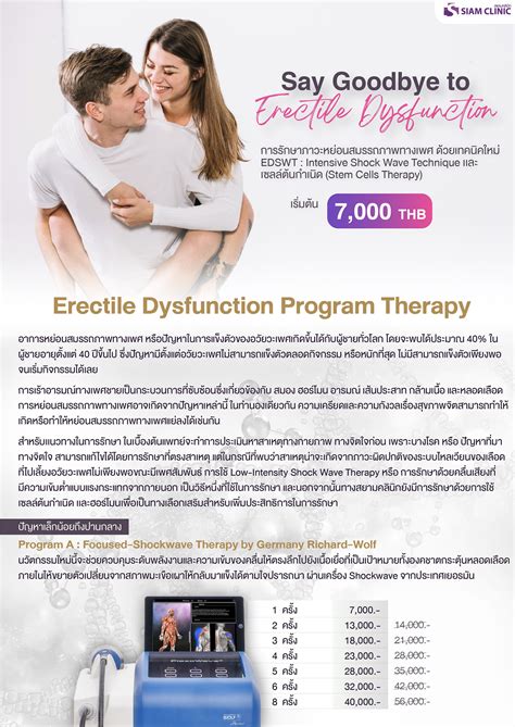 สาเหตุของภาวะเสื่อมสมรรถภาพทางเพศ Siam Clinic Thailand