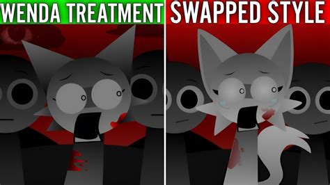 Incredibox Sprunki Wenda Treatment Normal Vs Swapped Style All