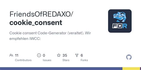 Github Friendsofredaxo Cookie Consent Cookie Consent Code Generator