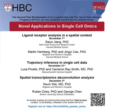 Hbc Novel Applications In Single Cell Omics” Workshop Series 1121