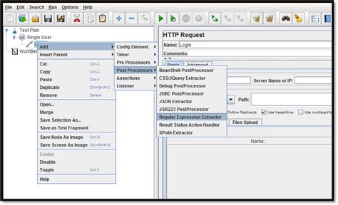 Jmeter Post Processors Loadium
