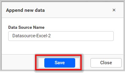 How To Configure Append Data Source In Bold BI Bold BI Docs