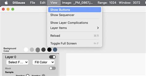 Menu Buttons — Digauss