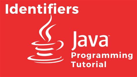 Javatutorial Identifiers In Java Youtube