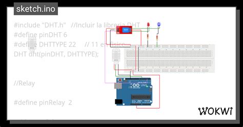Temperaturarelay Wokwi Esp32 Stm32 Arduino Simulator
