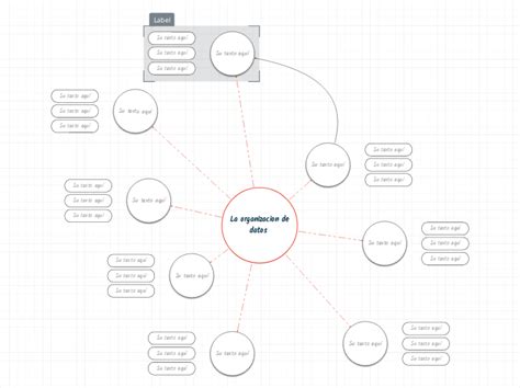 La Organizacion De Datos Mind Map