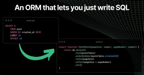 Mohamed Amine Tebini On Linkedin Drizzleorm Typescriptdevelopers