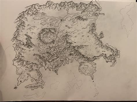 [art] Homebrew Continent With Parts Of Radiant Citadel R Dnd