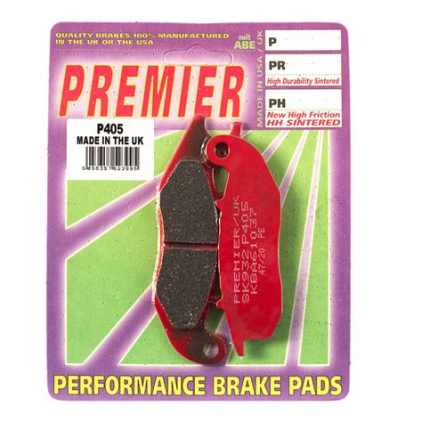 Premier Brake Pads P405 Hon Tracktion Motorcycles