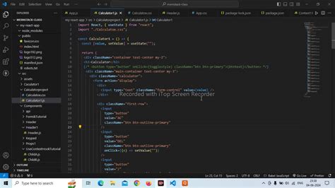 Video My First React Calculator Project Pallavi Mowade Posted On