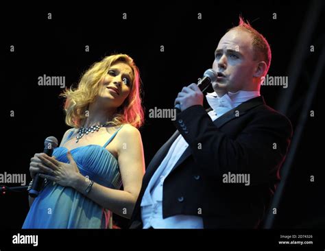 Natasha Marsh And Nicky Spence Perform With The Royal Philarmonic Concert Orchestra At The Old