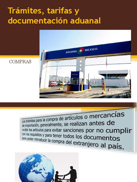 Trámites Tarifas Y Documentación Aduanal Pdf Aduana Carta De Crédito