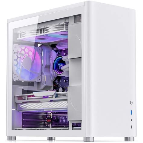 Купить Корпус Jonsbo D40 White без БП боковая панель из закаленного стекла Mini Itx Micro Atx