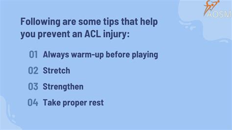 PPT Tips To Prevent ACL Injury PowerPoint Presentation Free Download ID