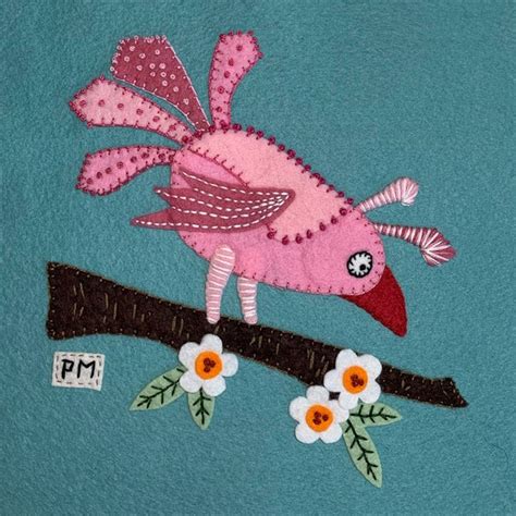 Bird Applique Patterns Etsy