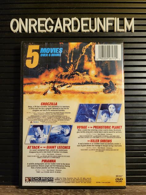 Croczilla 2012 And Attack Of The Giant Leeches 1959 And Piranha 1995