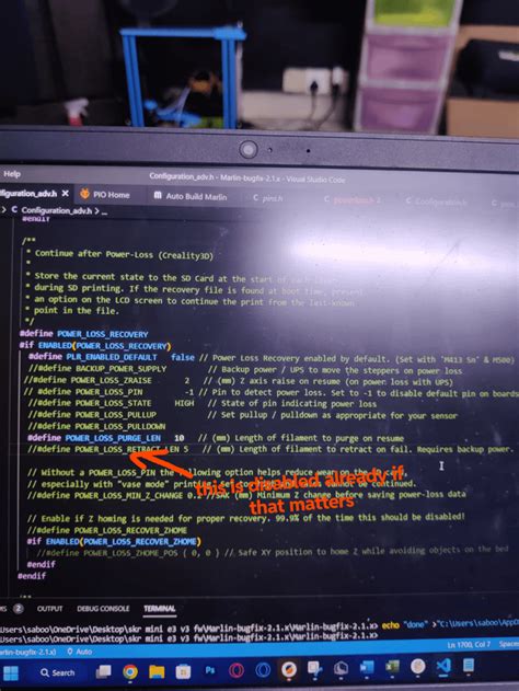 marlin 2 1 x bug fix power loss recovery restarts print entirely