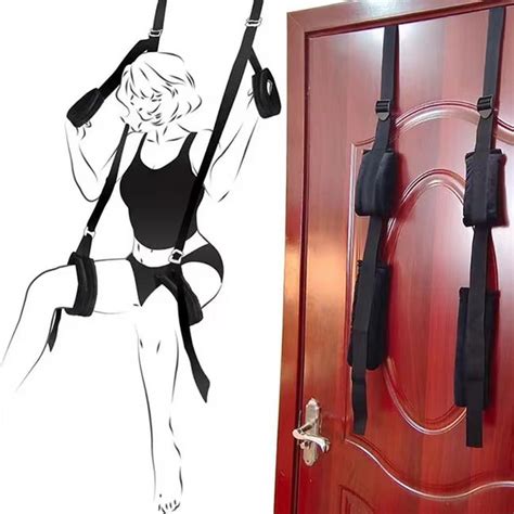 Bondage Leg Spread Door Harness Adjustable