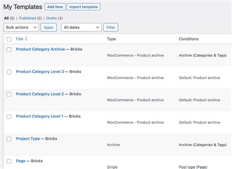 Conditional Bricks Templates Based On Product Category Hierarchy Levels Brickslabs