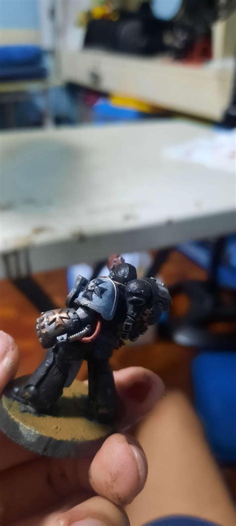 Moving Along Tried Dry Brushing The Black Armor On This Batch Will