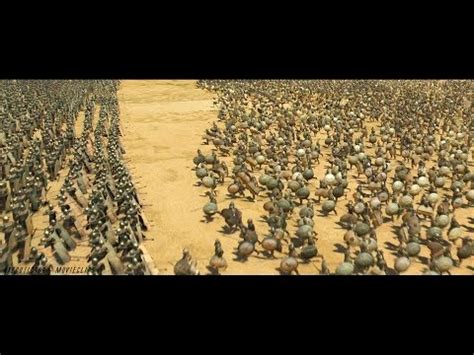 Troy 2004 Main Battle Scene Youtube
