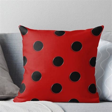 Ladybug Throw Pillow Soft And Durable