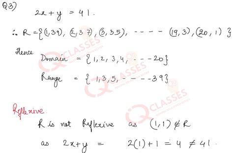 Class 12 Isc Maths Important Notes Chapter Relations And Functions