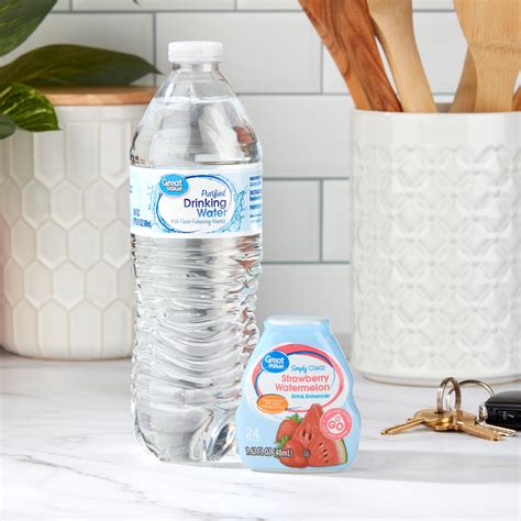 Great Value Simply Clear Liquid Drink Enhancer Strawberry Watermelon
