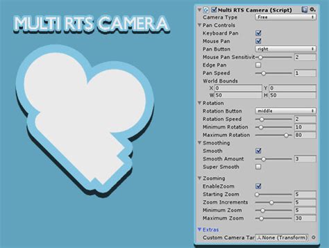 multi rts camera camera unity asset store