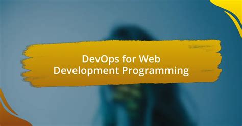 devops for web development programming quiz sg