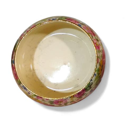 1930s Royal Winton Grimwades Summertime Chintz Sugar Bowl Vintage