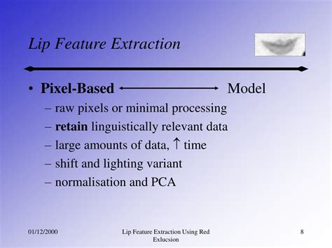 Ppt Lip Feature Extraction Using Red Exclusion Powerpoint